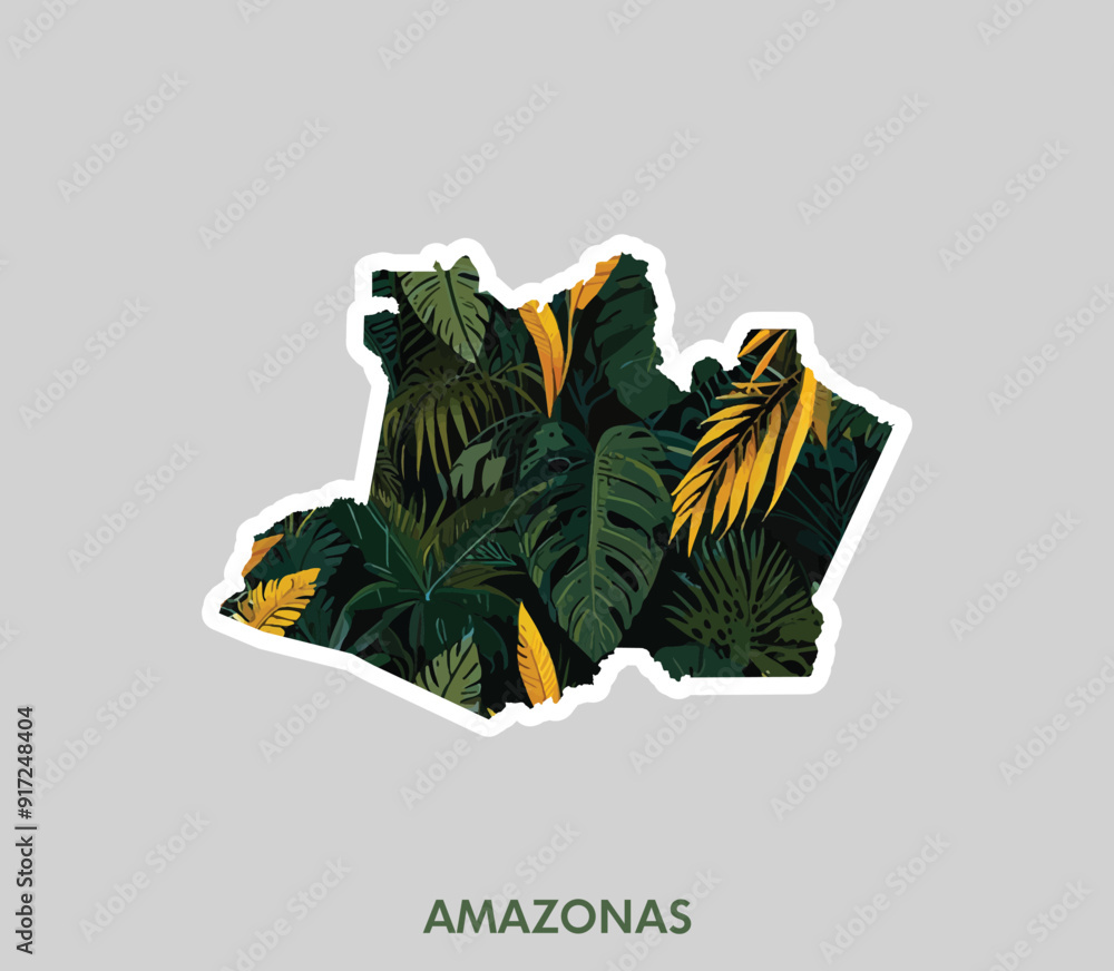 Discover the spirit of the Amazonas with this stylish sticker! It’s a ...