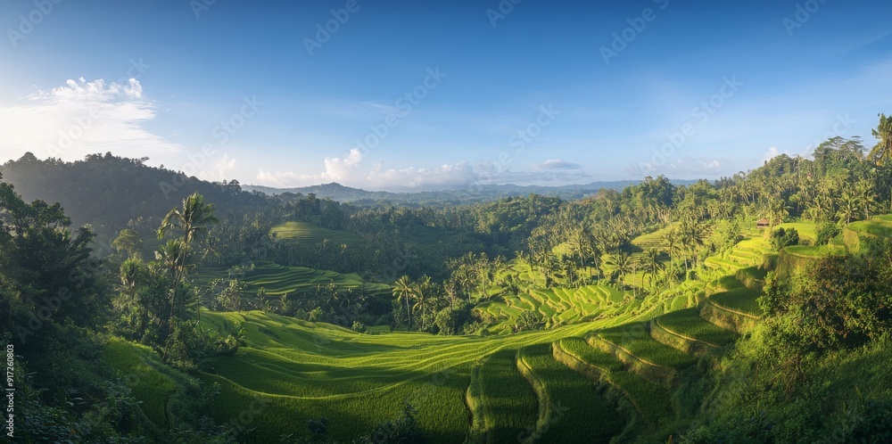 Lush Green Lombok: Pristine Tropical Forests and Terraced Rice Fields ...