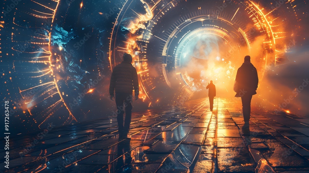 Time Travel Tourism Agency Paradox Management Team in Stylish ...
