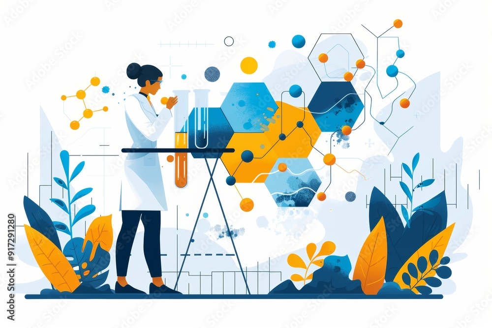 Scientists Conducting Experiments in a Modern Laboratory Setting With ...