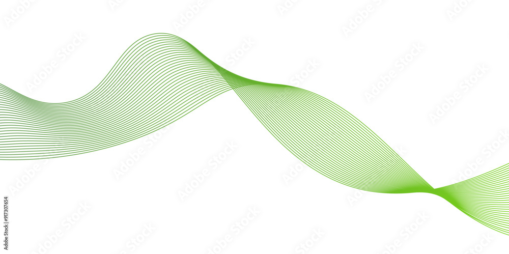 Abstract green waves background,Abstract green wavy lines. Colorful ...