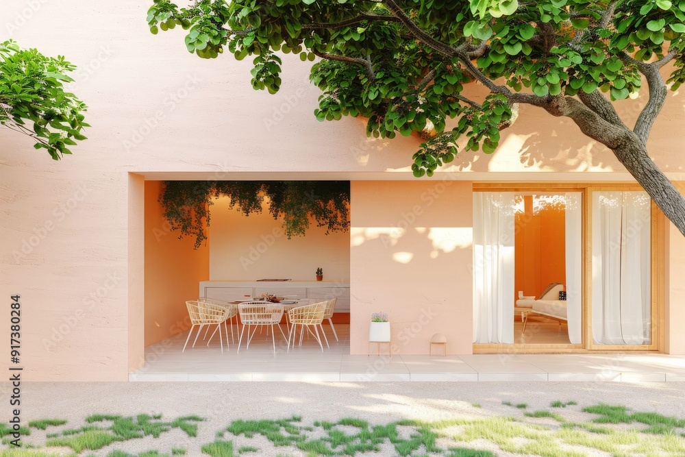 Vibrant rainbow colors on a 3D arch display - Stunning 3D image ...