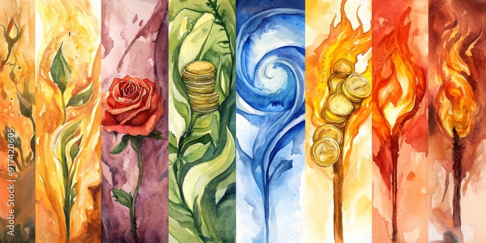 Moral Descent: A Watercolor Interpretation of the Seven Deadly Sins ...
