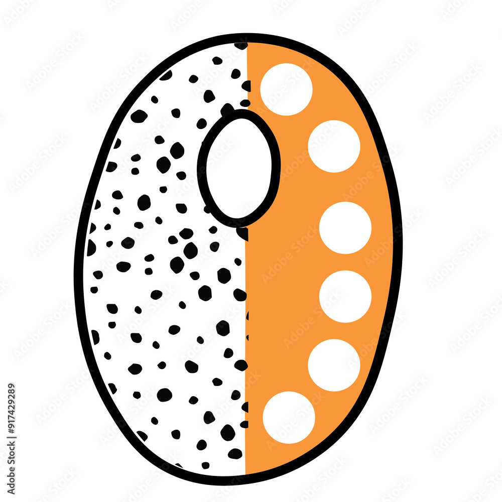 Dalmatians dots half doodle bright font alphabet polka dot dotted svg ...