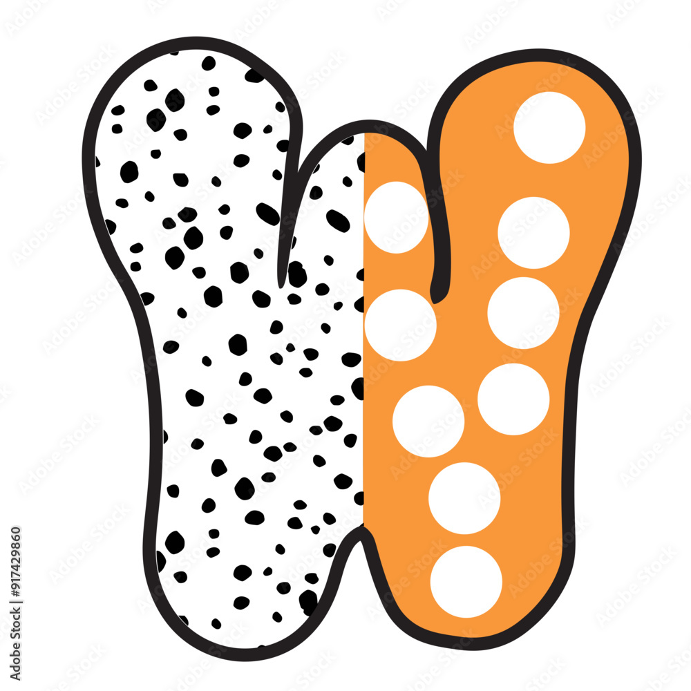 Dalmatians dots half doodle bright font alphabet polka dot dotted svg ...