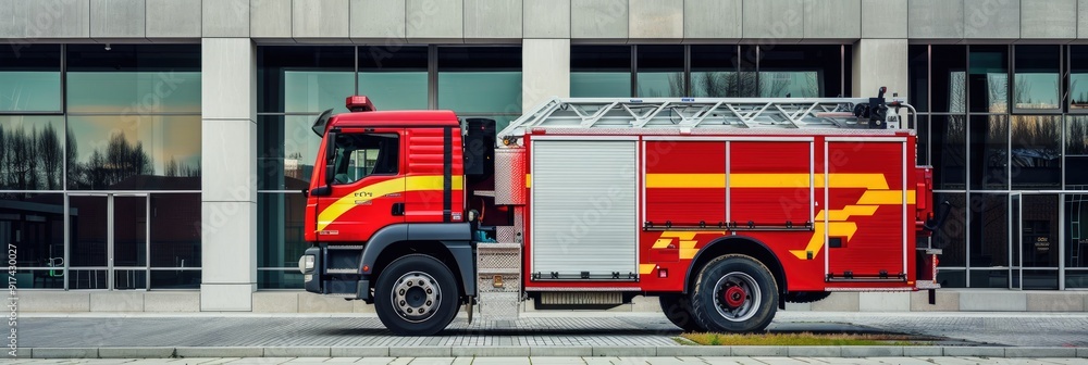 Fire engine with air mechanical foam for extinguishing fires Fire truck ...