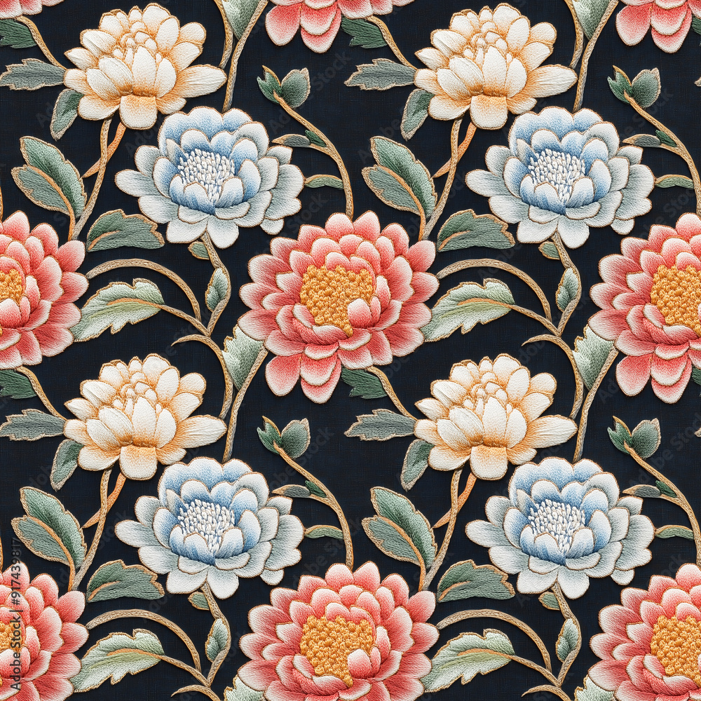 peranakan, seamless pattern, peranakan singapore, culture, heritage ...