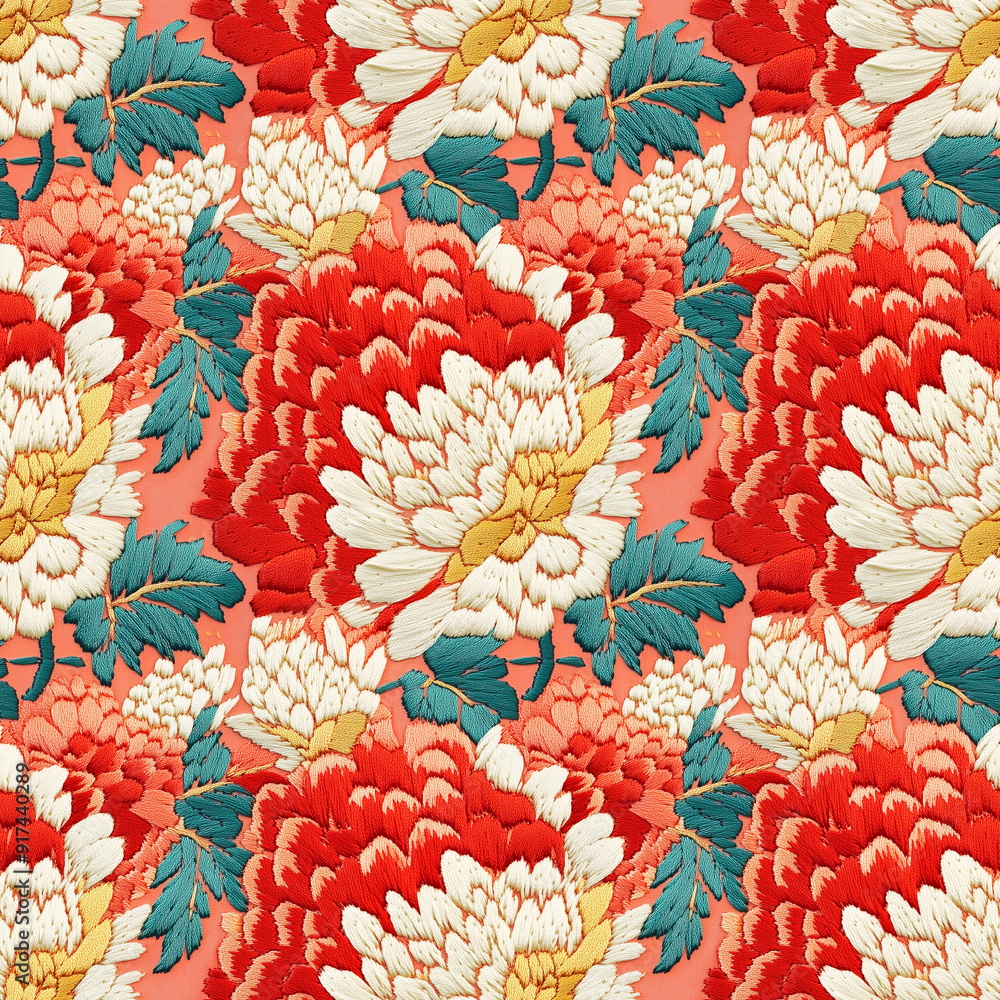 peranakan, seamless pattern, peranakan singapore, culture, heritage ...