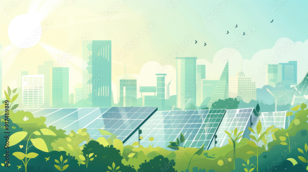 feature a clean and fresh look with blue and green as the main theme ...