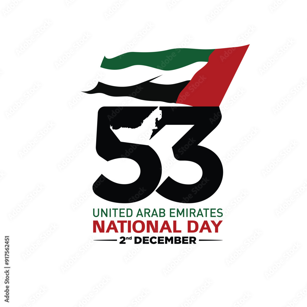 53 National Day of United Arab Emirates. Text Arabic Translation: Our ...