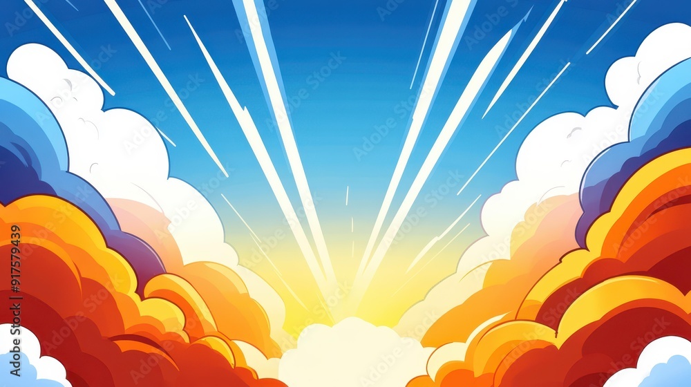 Unleash The Power Of Vivid Visuals With An Epic Smoke Explosion And Dynamic Borders For Your