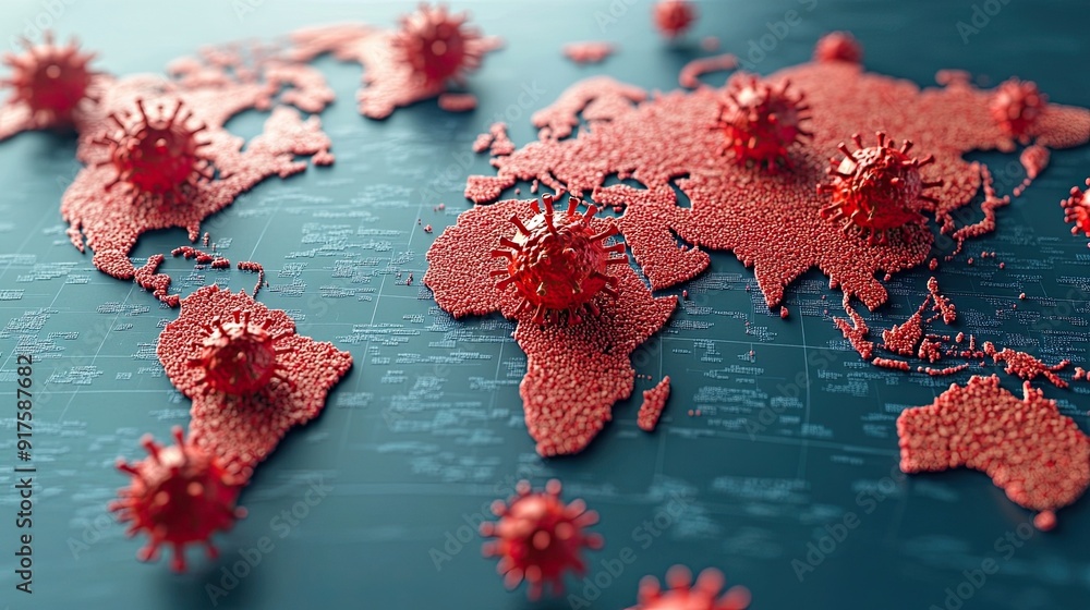 A straightforward and educational graphic depicting the global avian ...