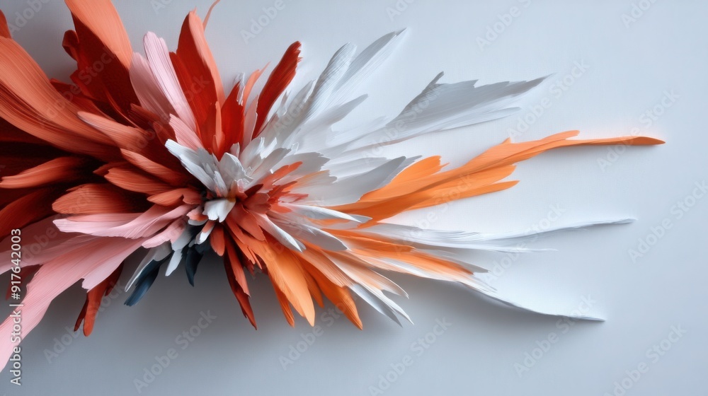 Abstract art capturing the Anger stage of grief with jagged lines and ...