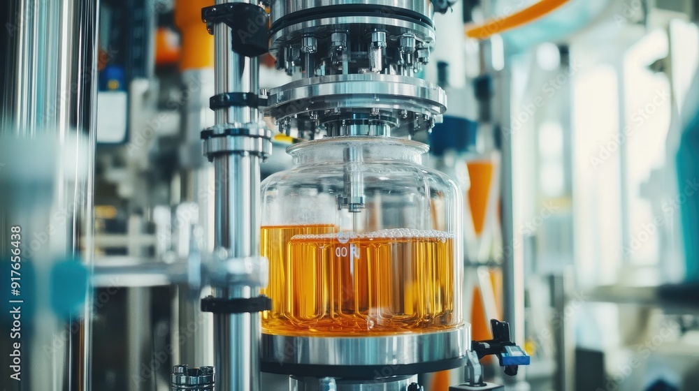 Microbiological bioreactor. Cultivation of microorganisms. Bio ...