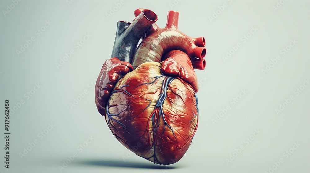 Human heart diagram cross-section, heart anatomy, heart structure ...