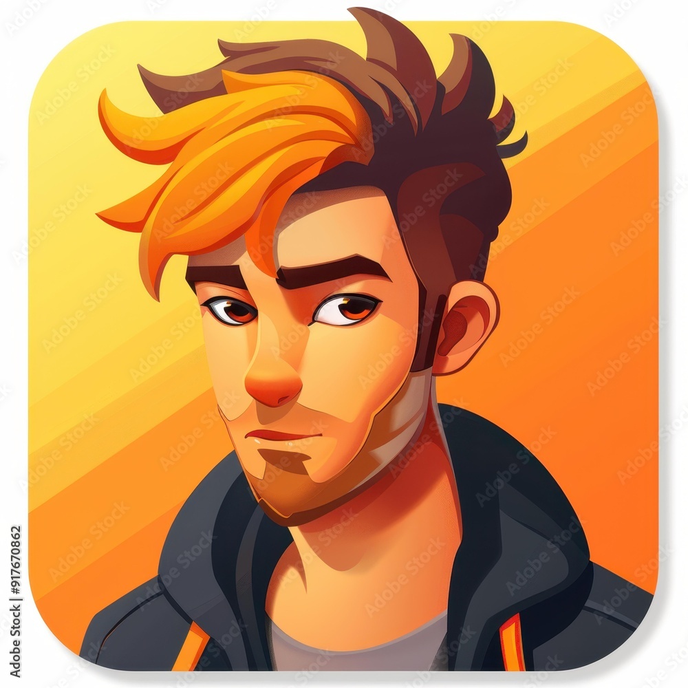 Simple and modern user icon, perfect for a x size, enhancing UI with a ...