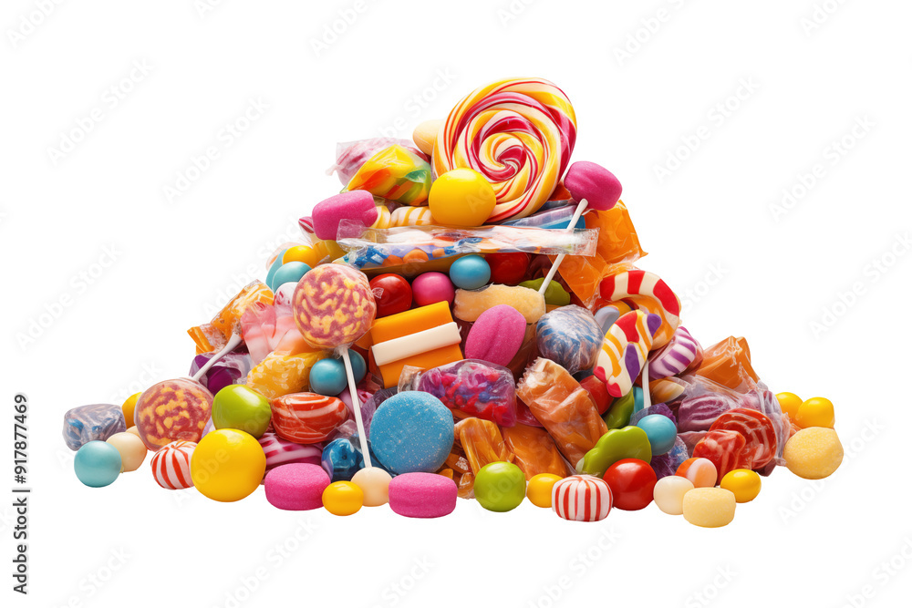 Candies on transparent background. Themes related to candies. World of candies. Candy store. Buy ...