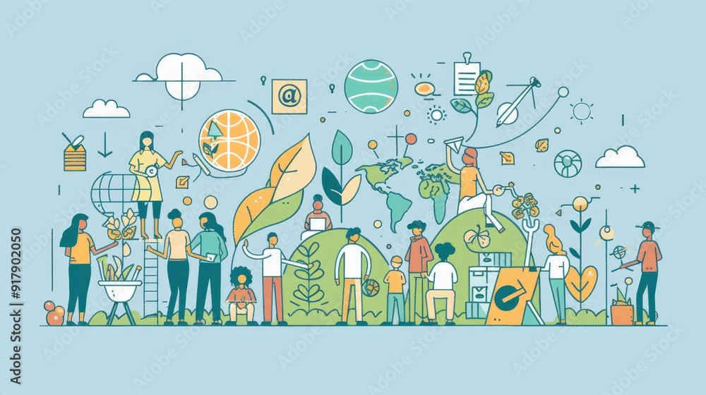 Global Collaboration and Teamwork for Sustainable Growth - A diverse ...