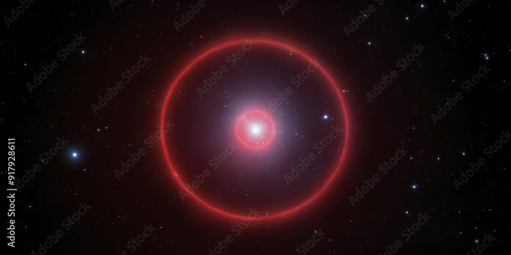 Betelgeuse Red Supergiant Star Dominating Orion Constellation Stock ...
