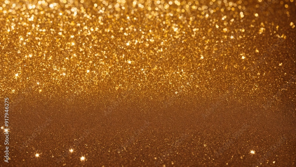 Golden Glitter Background: Abstract shimmery gold texture with a ...