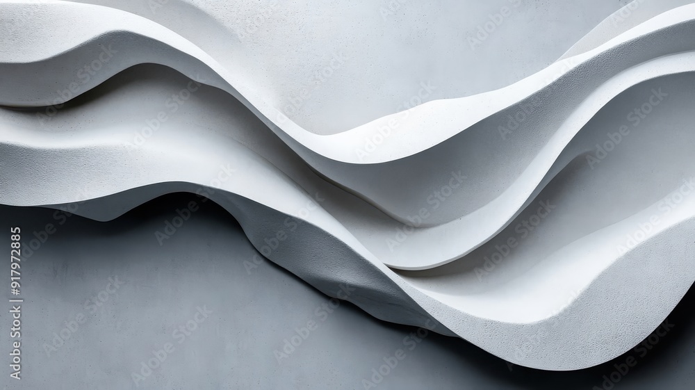 Nature-inspired mural wallpaper with angular rock formations and ...