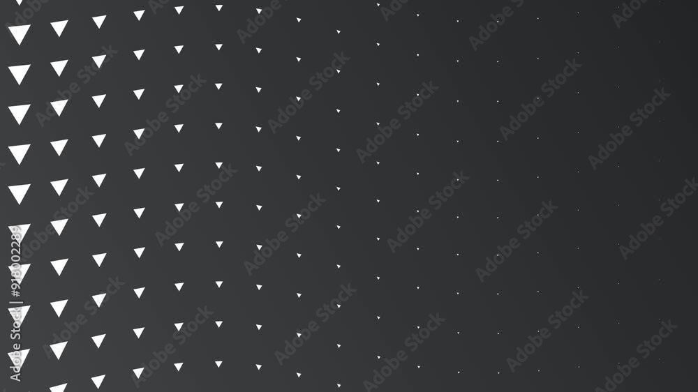 Black grey background with white triangular shapes in a wave pattern ...