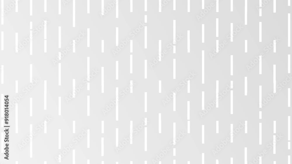 Grey background with white vertical lines in a staggered pattern ...