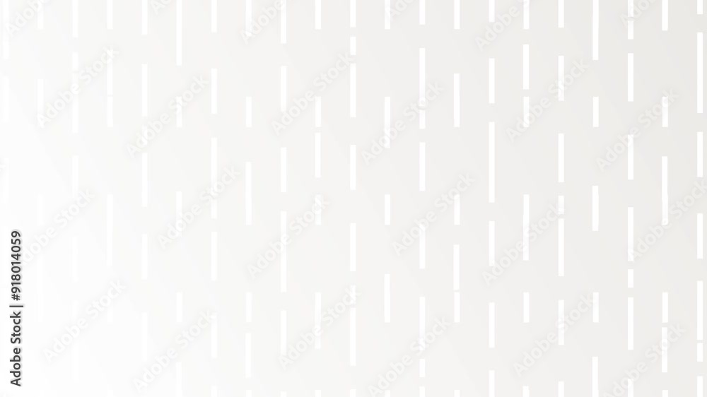 White background with white vertical lines in a staggered pattern ...