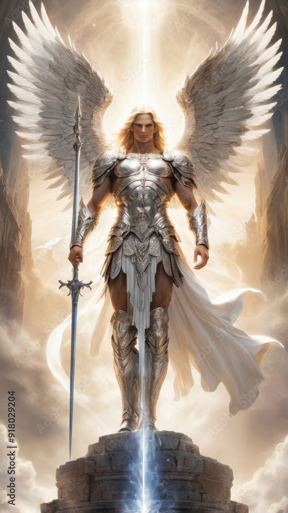 Archangel Michael, a spiritual warrior in the battle of good versus ...