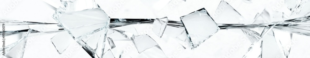 Shattered Glass Texture: A Transparent PNG Illustration Capturing the ...