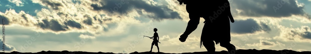 Courageous Underdog Triumph: The Biblical Tale of David and Goliath, a ...