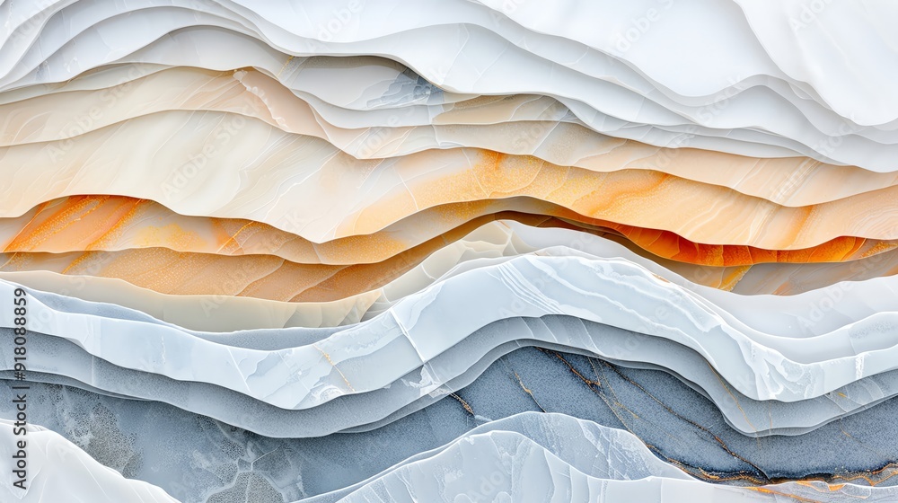 Layered patterns in sedimentary rocks, science discovery pattern ...
