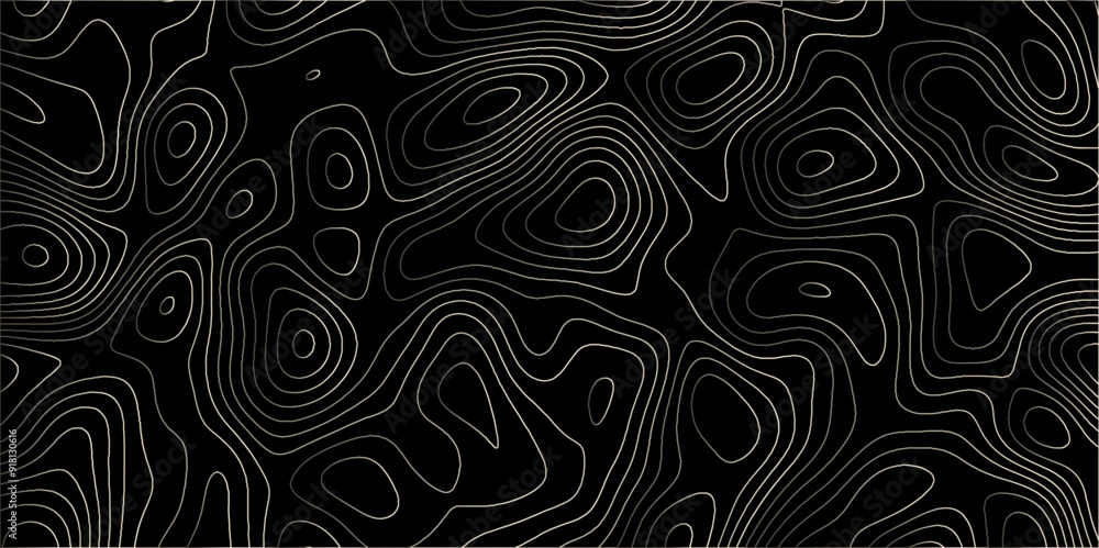 Topographic canyon geometric map relief texture with curved layers and ...