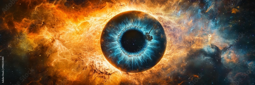 Cosmic Eye: A Celestial Vision of Power and Mystery - A giant eye ...