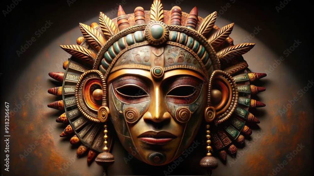 Mask of the empire, a symbol of power and authority in ancient ...
