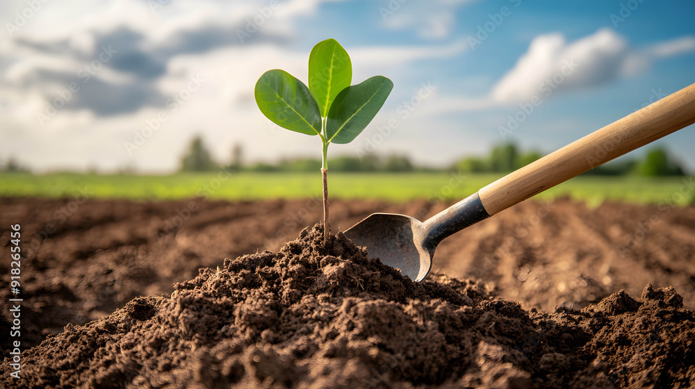 Social contribution and social responsibility concept, close-up of tree ...