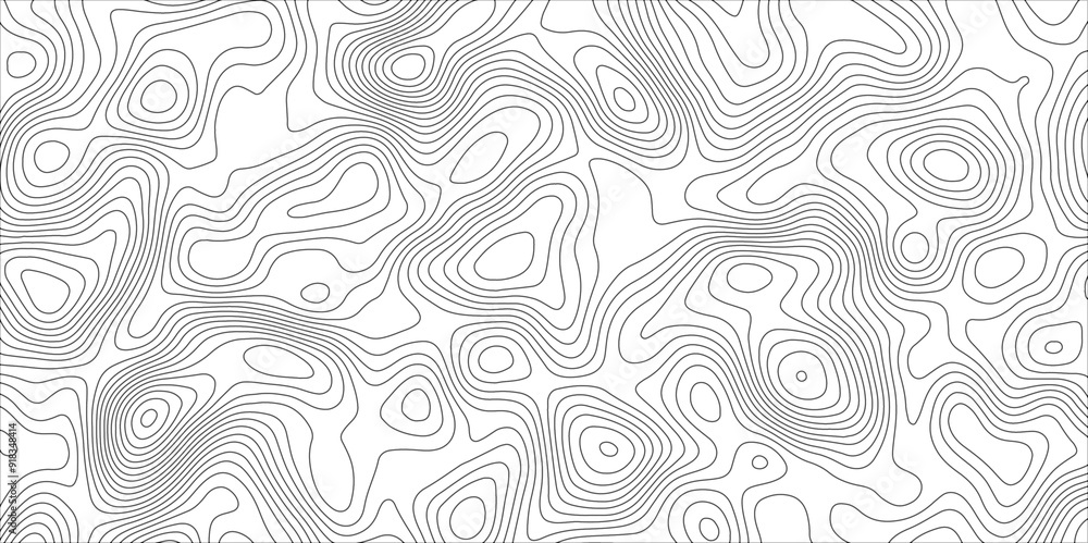 Topographic map background geographic line map with elevation ...
