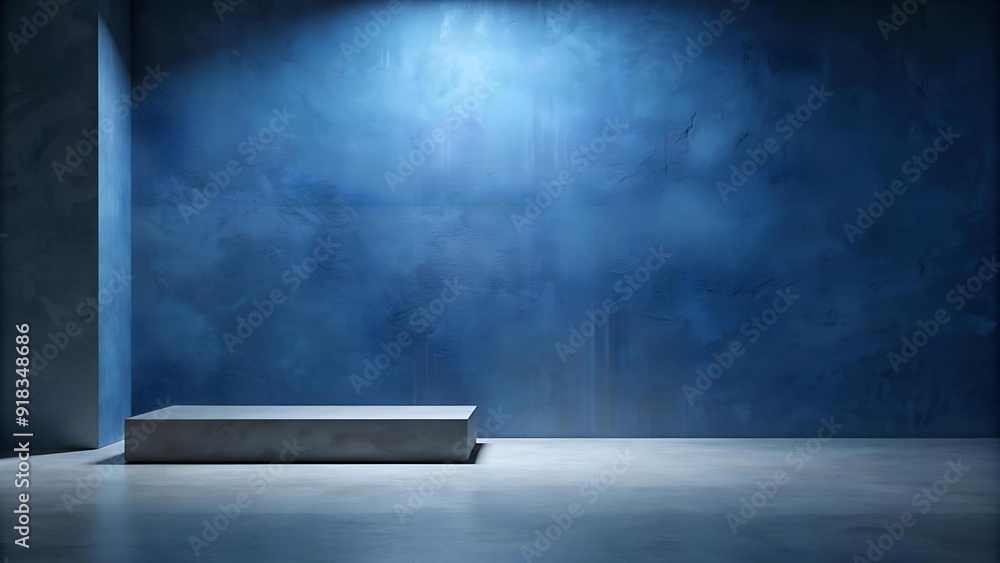 Clean and Modern Product Photography Background with Blue Lighting and ...