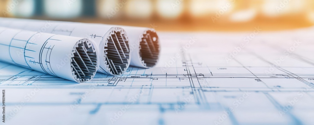 Blueprint showing steel reinforcement details, structural engineering ...