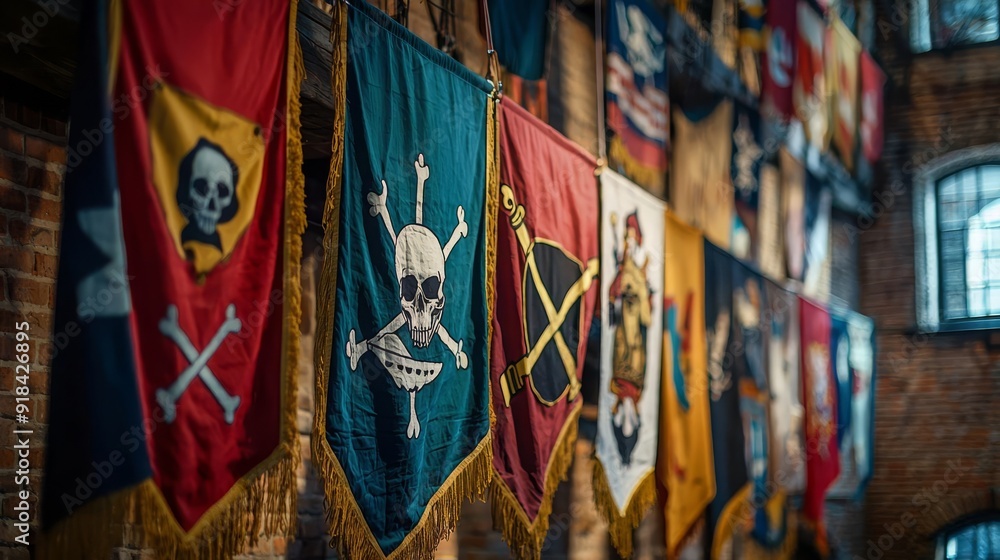 Pirate Day costumes storytelling A collection of pirate flags from ...