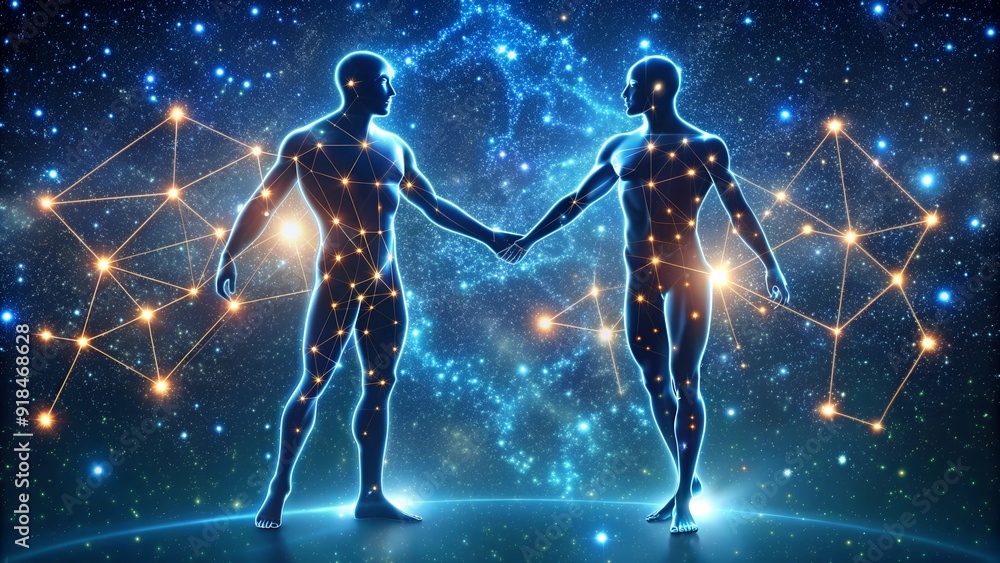 Gemini Constellation: The Twins' Dual Symbolism in Astrology Stock ...