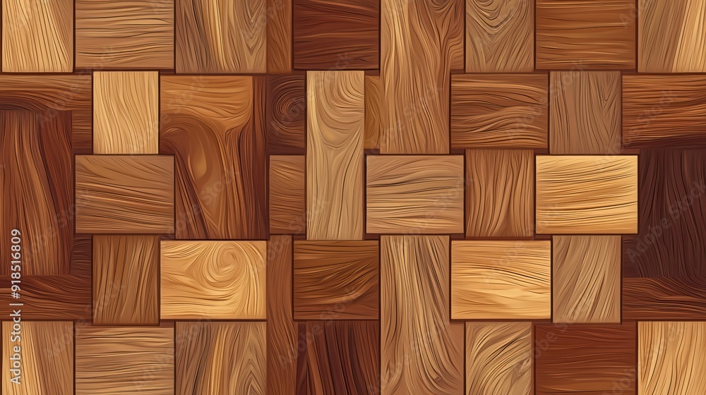 Floor wood parquet. Wooden flooring with a smooth pattern. Design ...