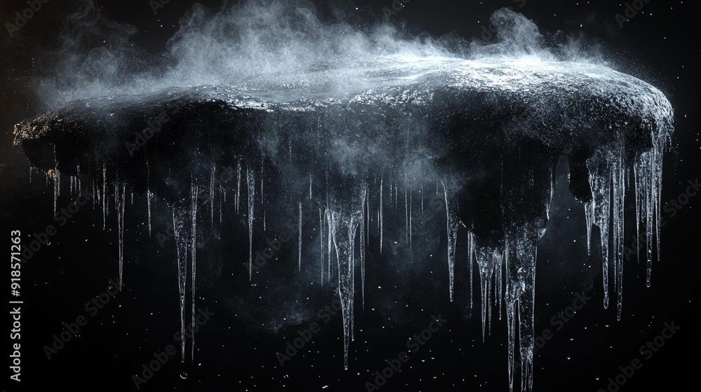 Abstract Smoke Texture: Dripping Liquid in 3D Rendering with Frozen ...