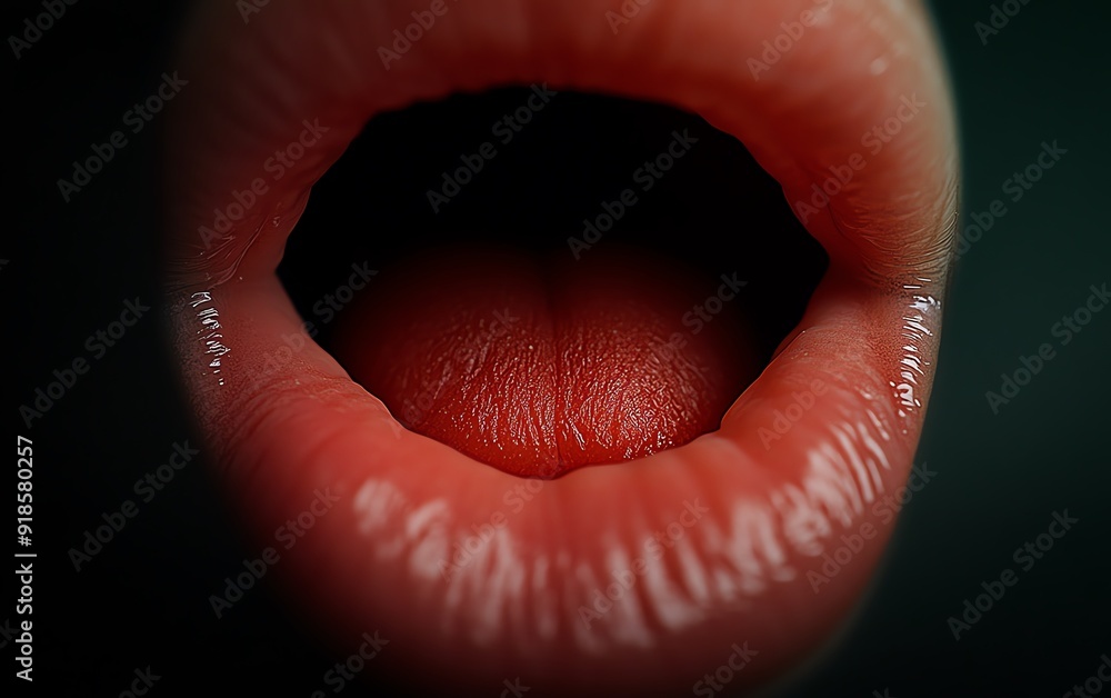 Closeup of the tonsils with visible crypts, showing their role in ...