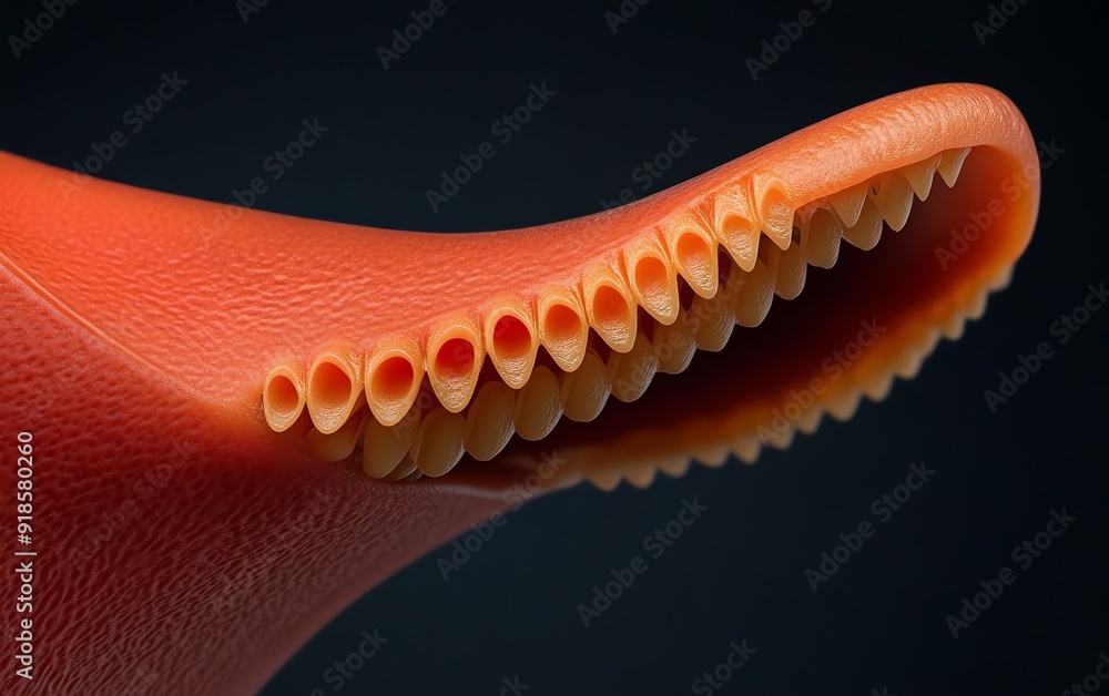 Closeup of the tonsils with visible crypts, showing their role in ...