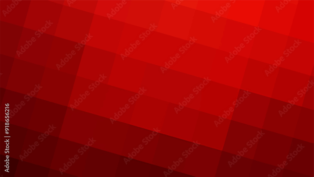 Gradient red background. Geometric texture of light-dark red squares. The substrate for branding ...