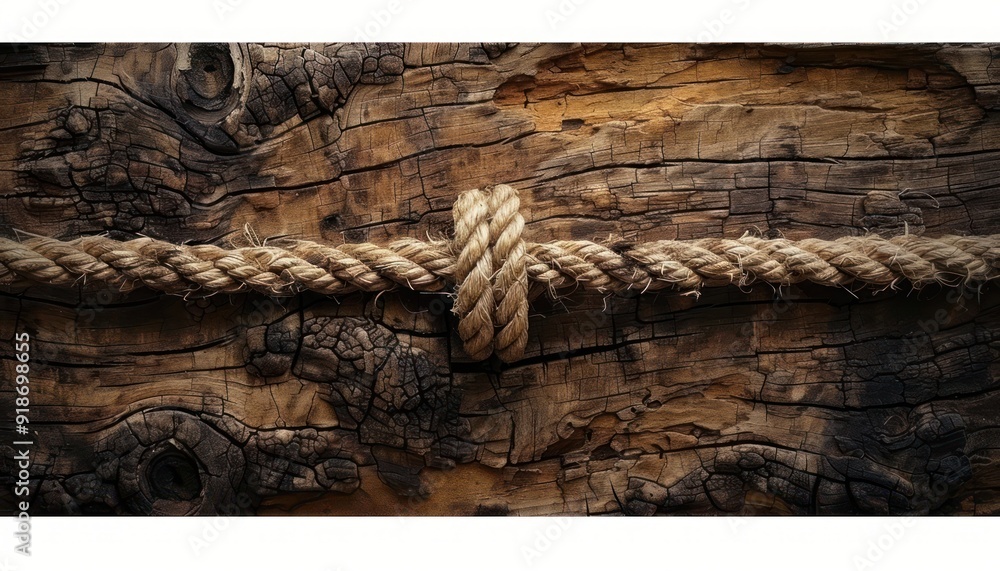 Rustic Wood and Rope Background for Events, Weddings, and Parties ...