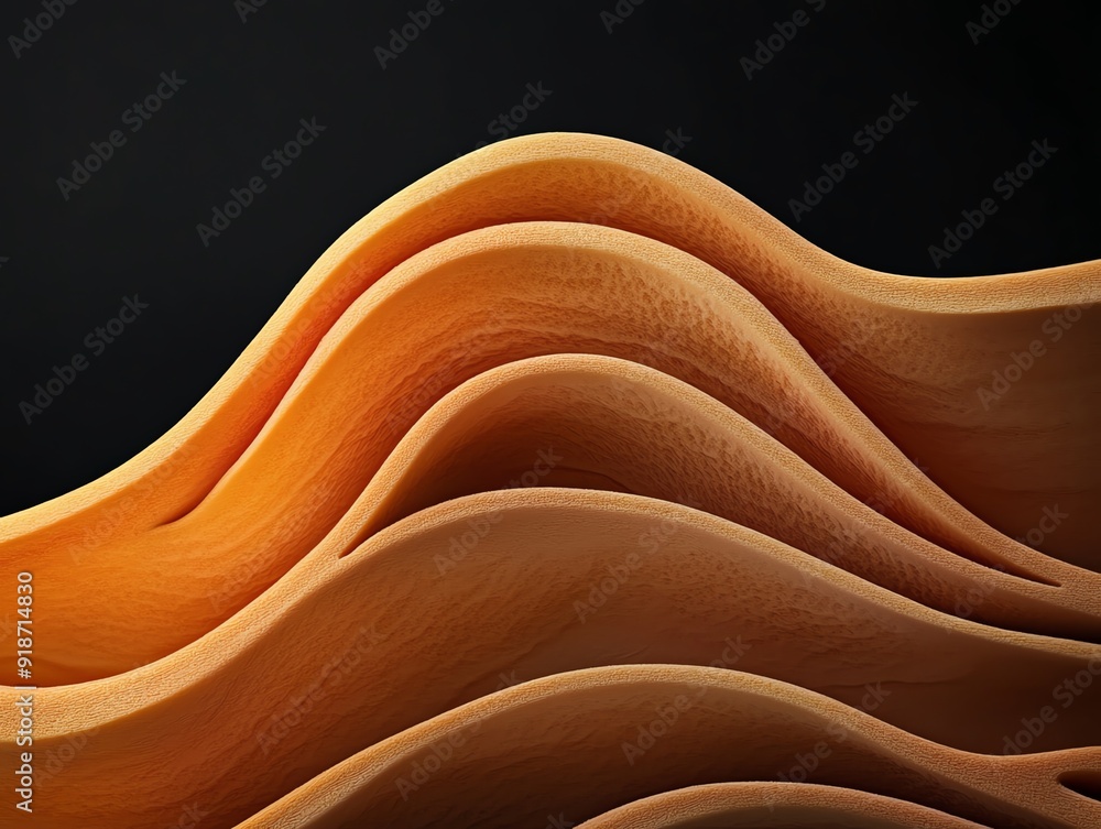 Detailed view of the outer ear skin with visible pores and fine hairs ...