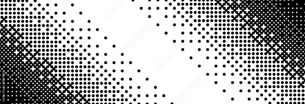 Black and white diagonal bitmap gradient texture. Slanted dithered ...