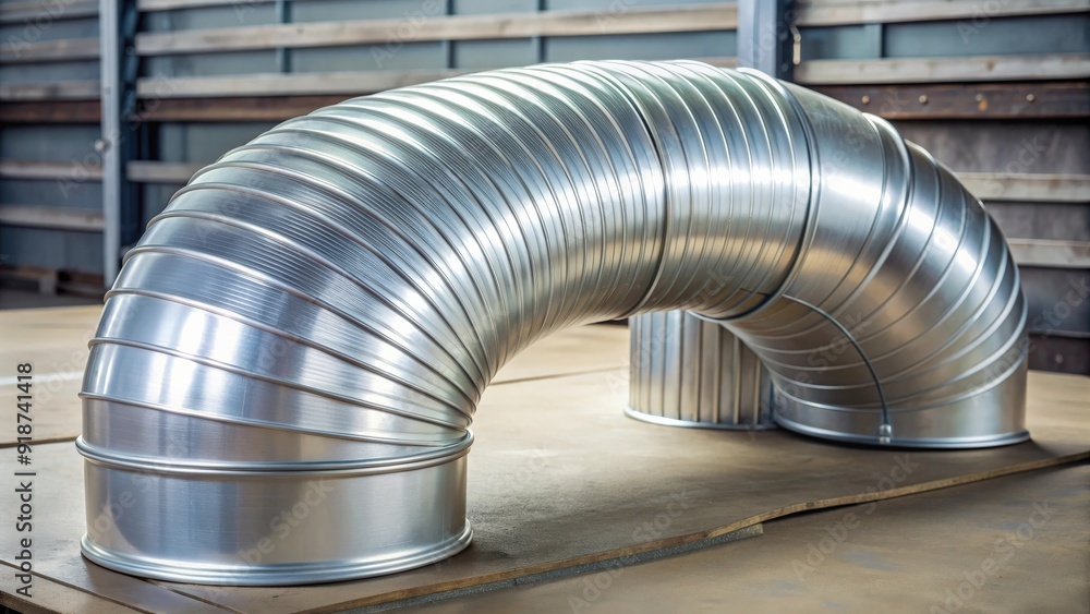 Galvanized elbow spiral duct for industrial air conditioning systems ...